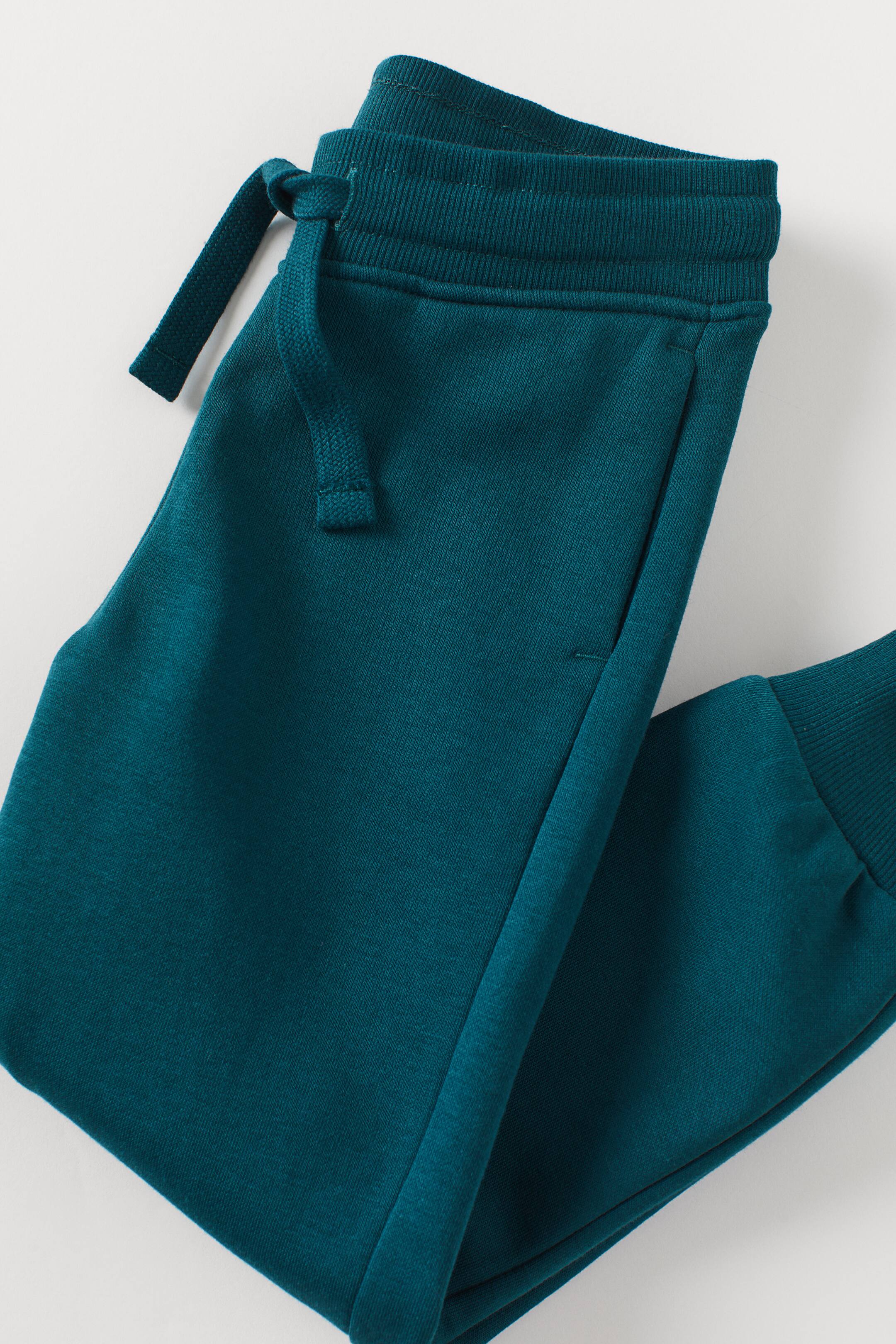 Brushed-inside joggers - Dark green - Kids | H&M GB