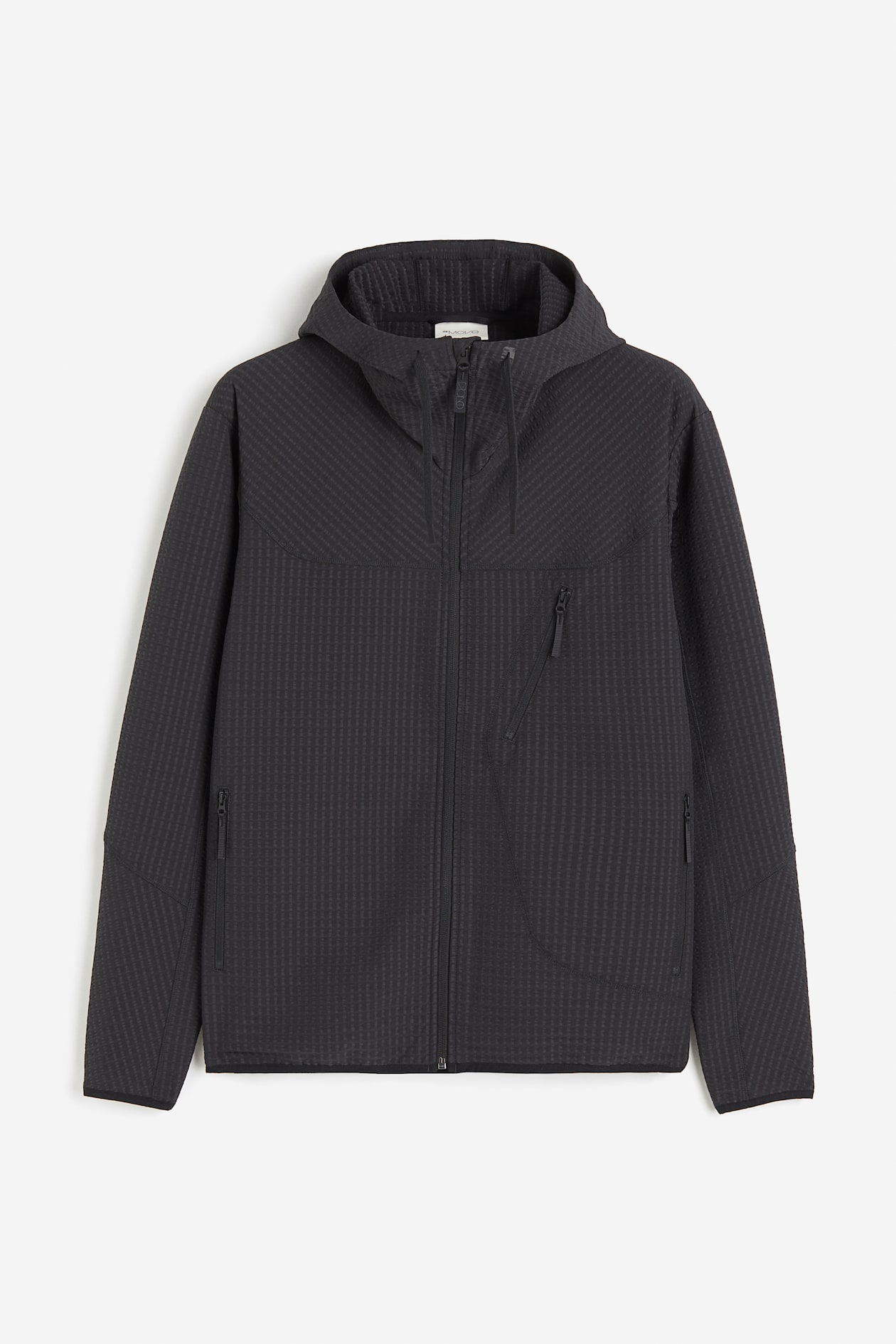 Regular Fit Mid layer jacket with DryMove™ - Black - Men | H&M GB