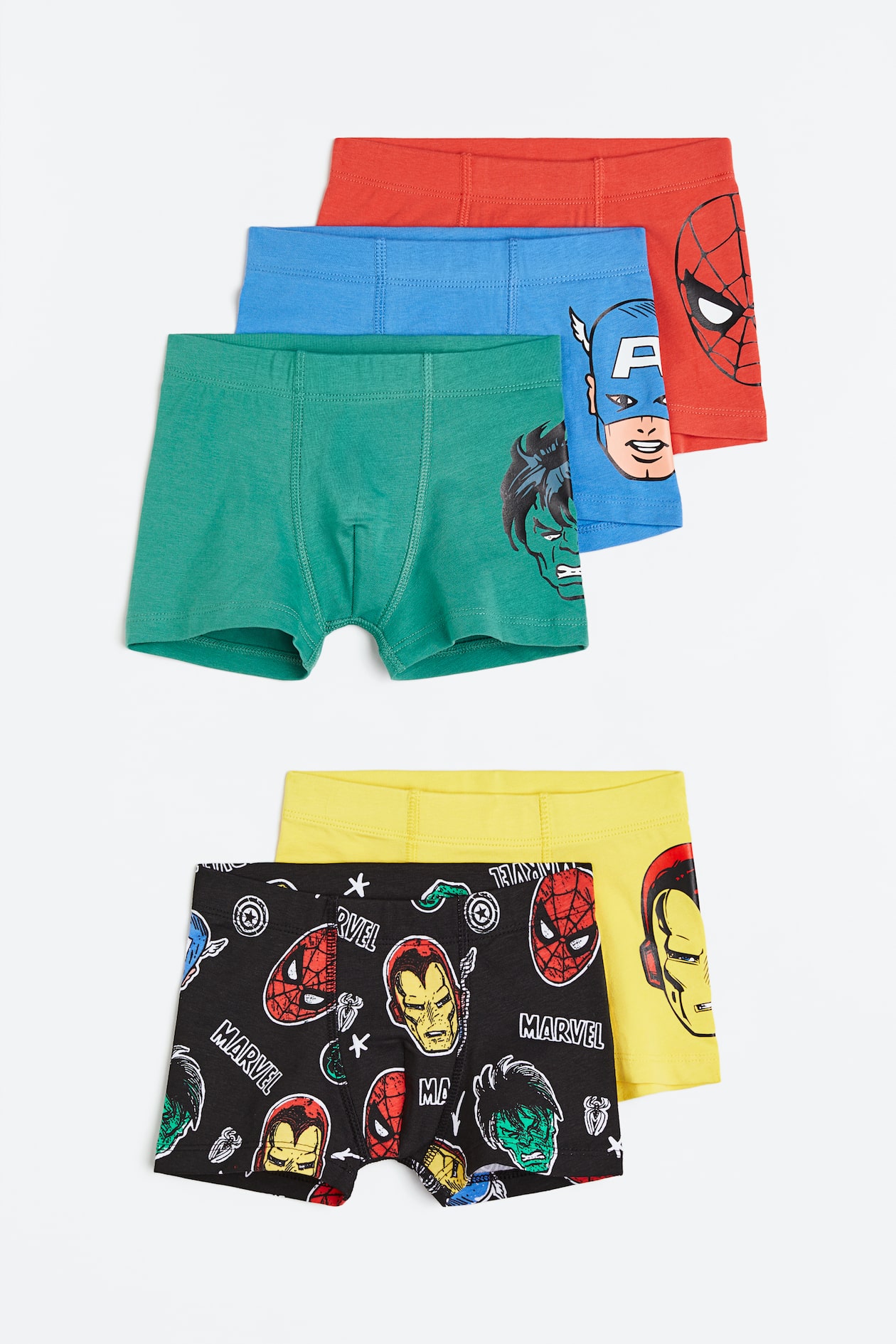 Black/Marvel Comics 5-pack trunks for kids | H&M IN