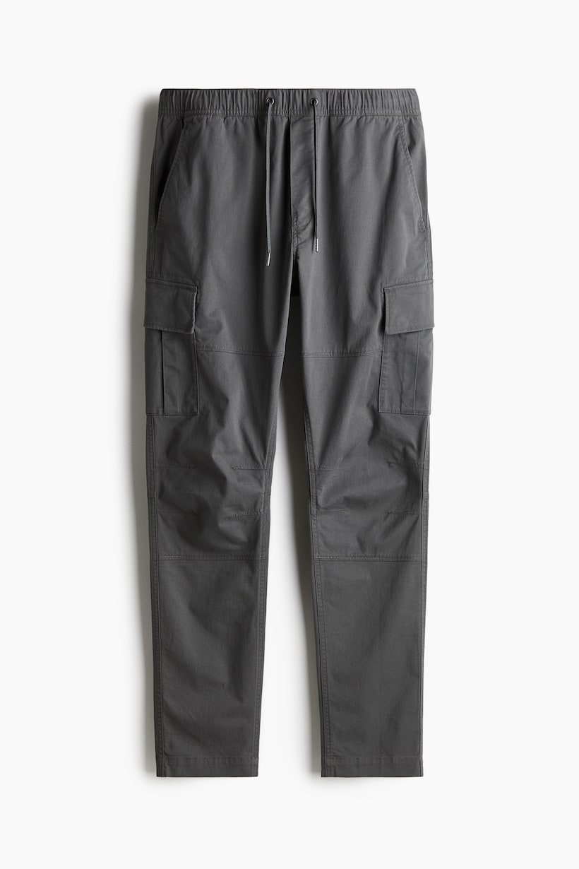 Men’s Dark gray Slim-Fit Cargo Pants | H&M US