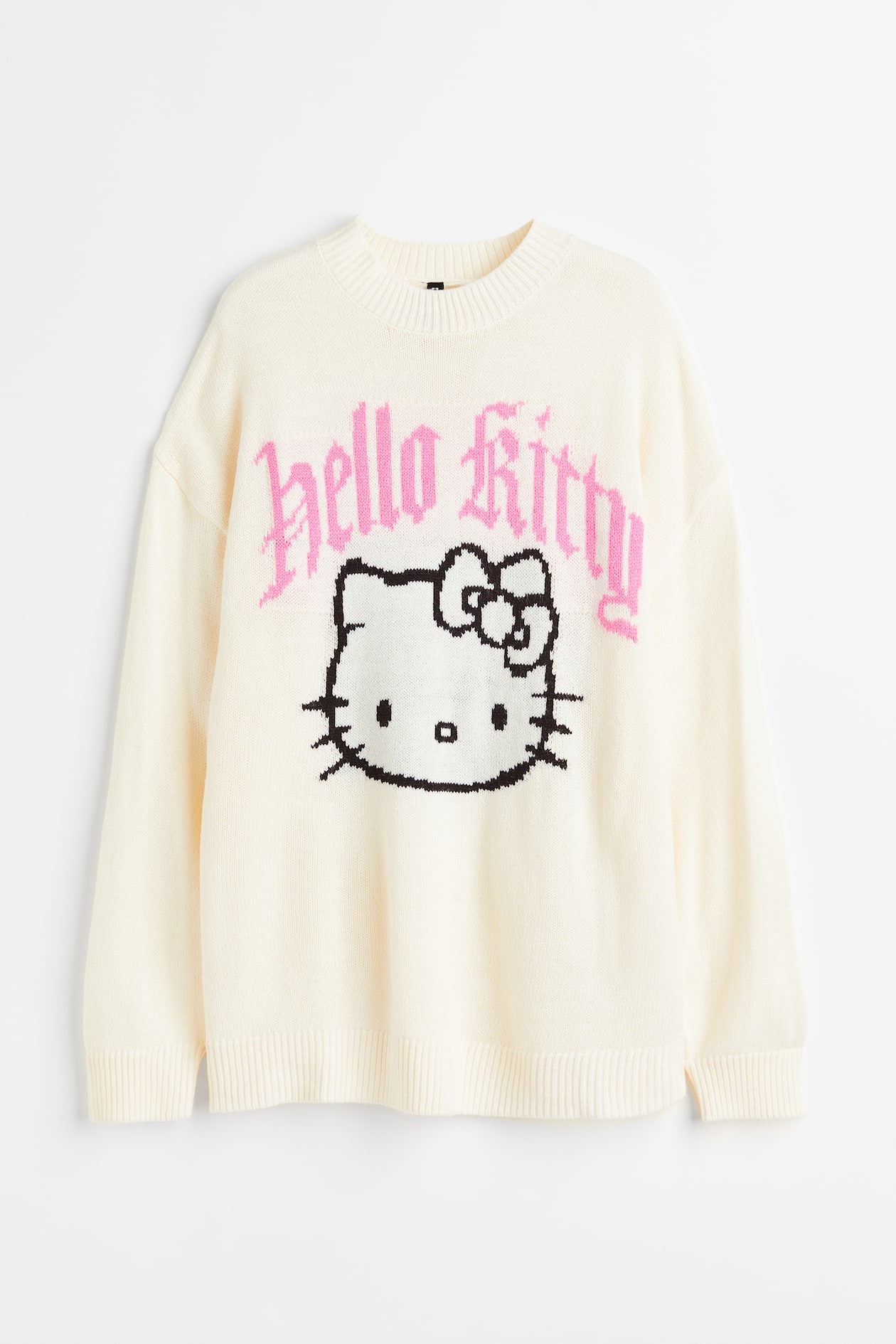H&m Pink Hello Kitty Sweater Printed Sweatshirt Cardigan