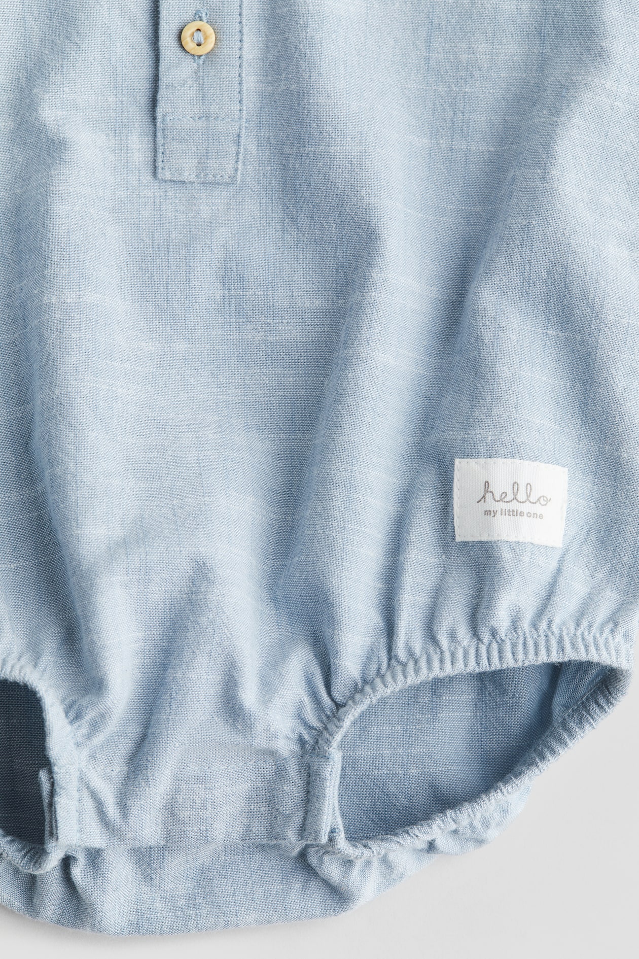 Cotton Muslin Romper Suit - Light blue - Kids | H&M US
