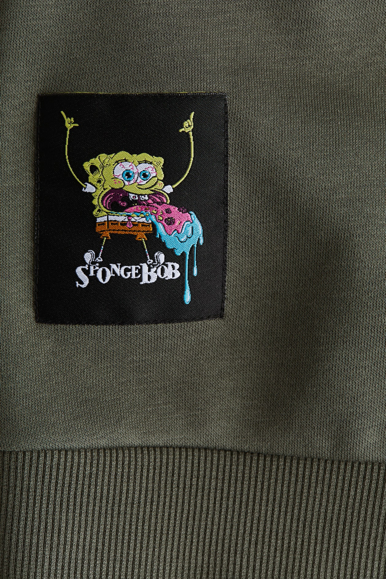 Green/SpongeBob SquarePants Printed Sweatshirt for kids | H&M US