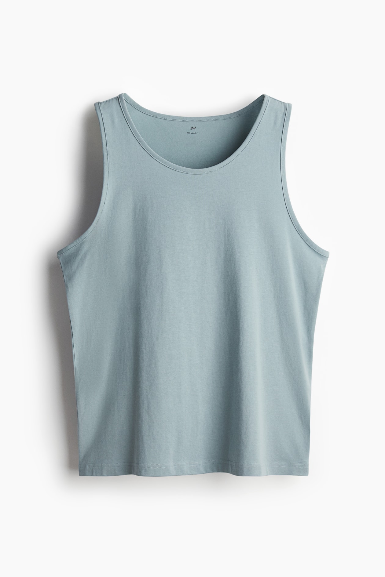 Men’s Turquoise Regular Fit Tank Top | H&M CA