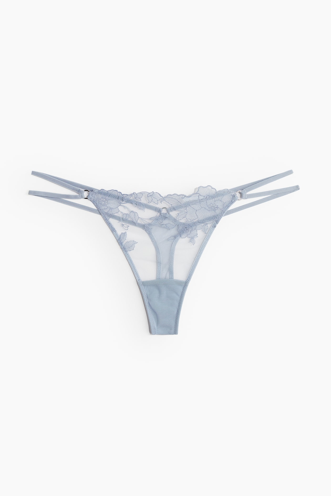 Women's Light blue Lace G-string | H&M AU