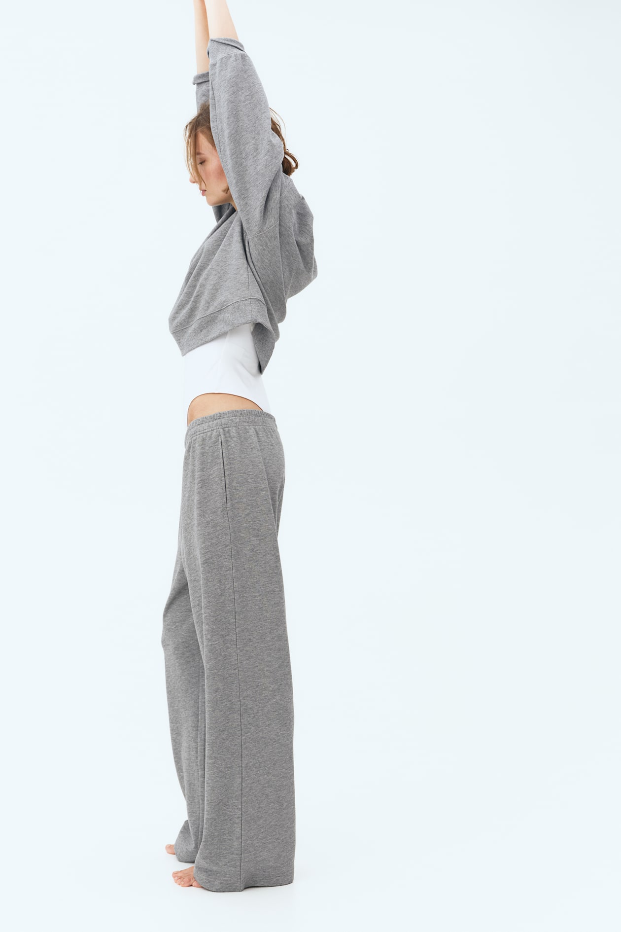 Sweatpants - Grey marl - Ladies | H&M MY