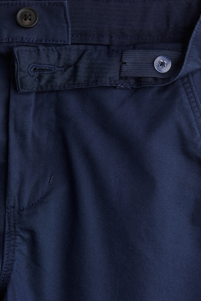 Cotton Chino Shorts - Navy blue - Kids | H&M US