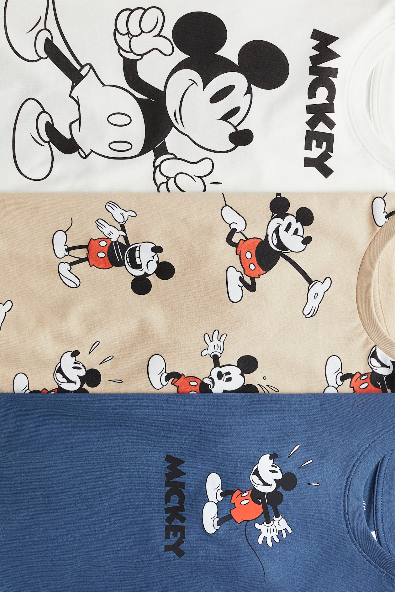 Blue/Mickey Mouse 3-pack Printed T-shirts for kids | H&M CA
