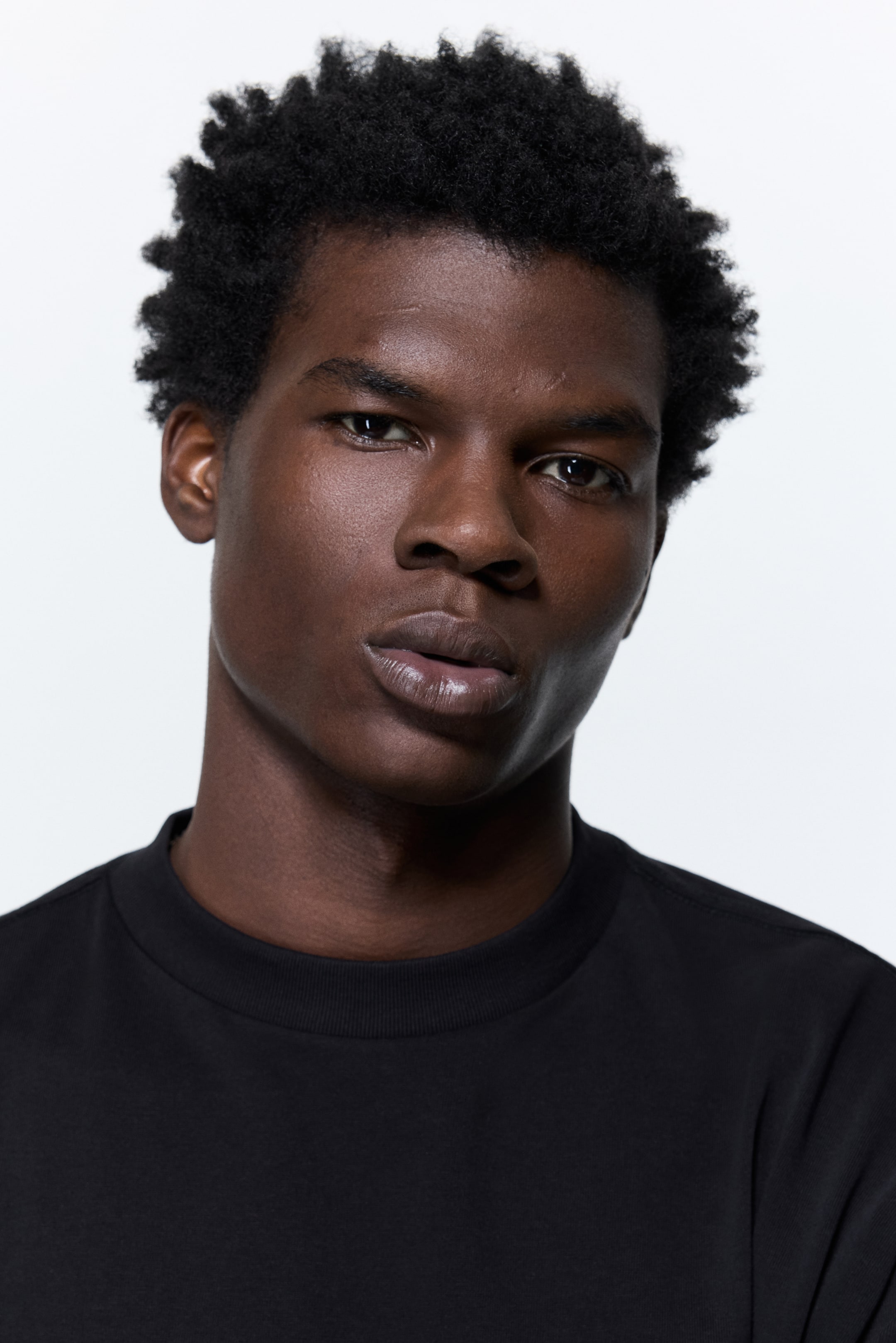 Men’s Black Oversized Cotton T-Shirt | H&M CA