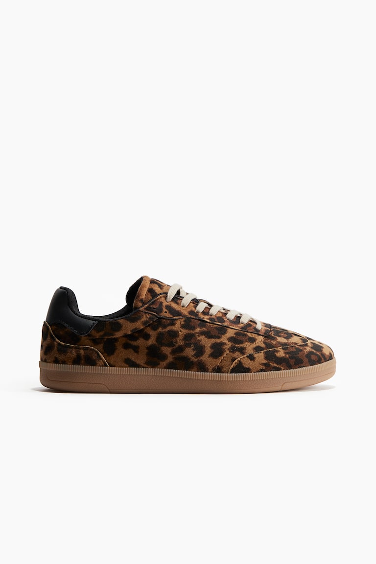 Women's Dark beige/leopard print Sneakers | H&M CA