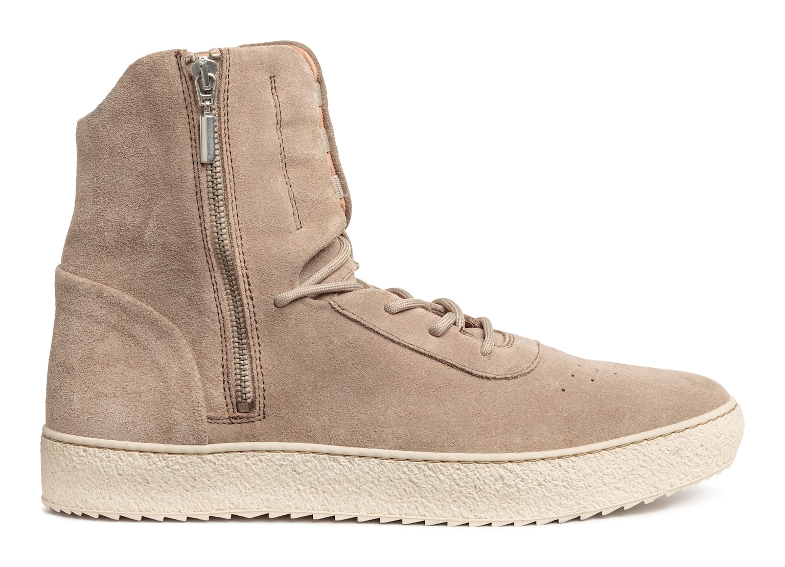 Suede hi-tops - Beige - Men | H&M GB