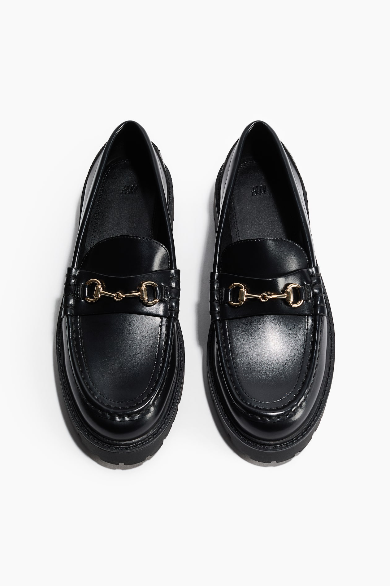 Women's Black Chunky Loafers | H&M US
