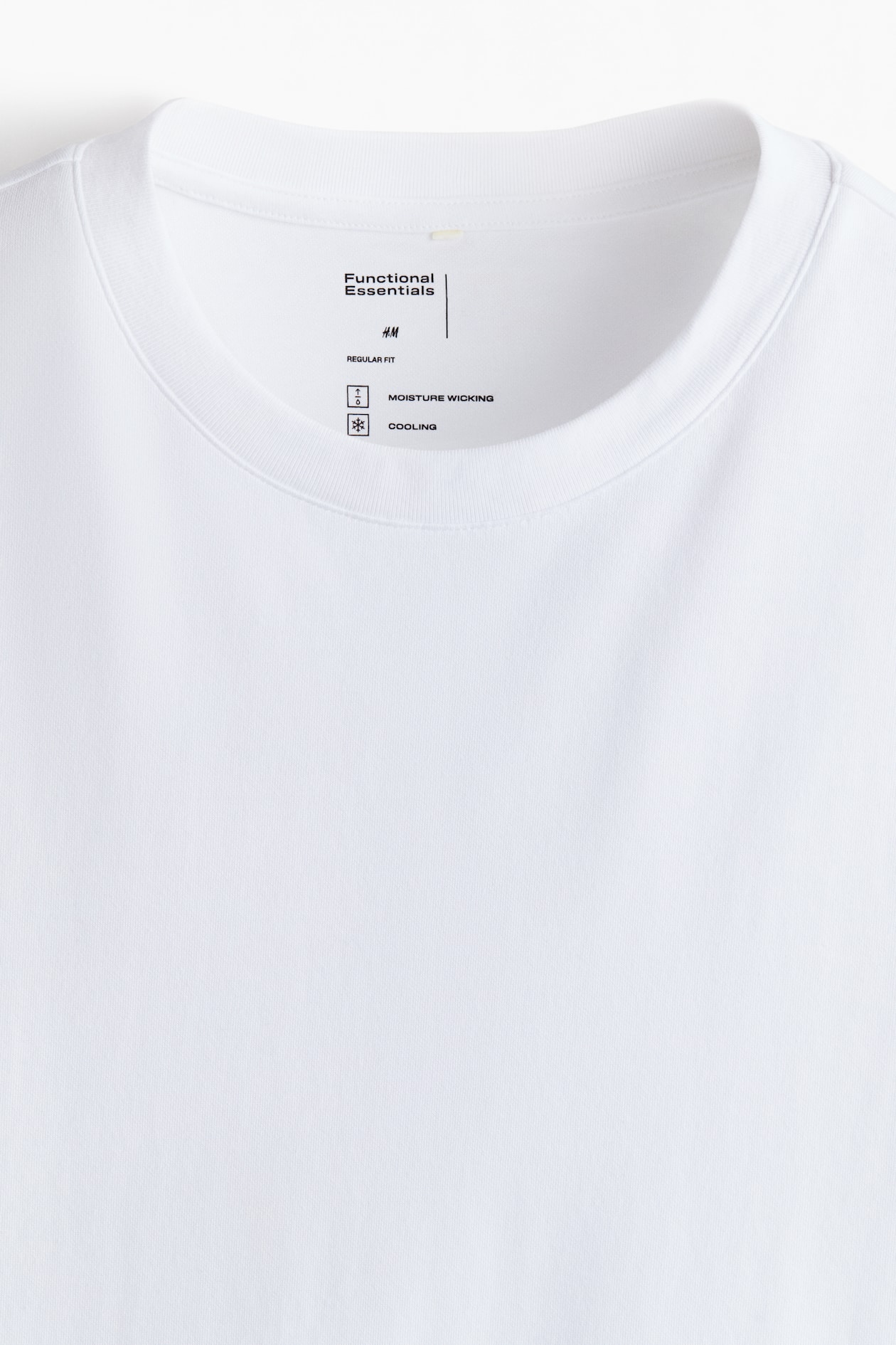 Cooling Regular Fit T-Shirt - White - Men | H&M PH