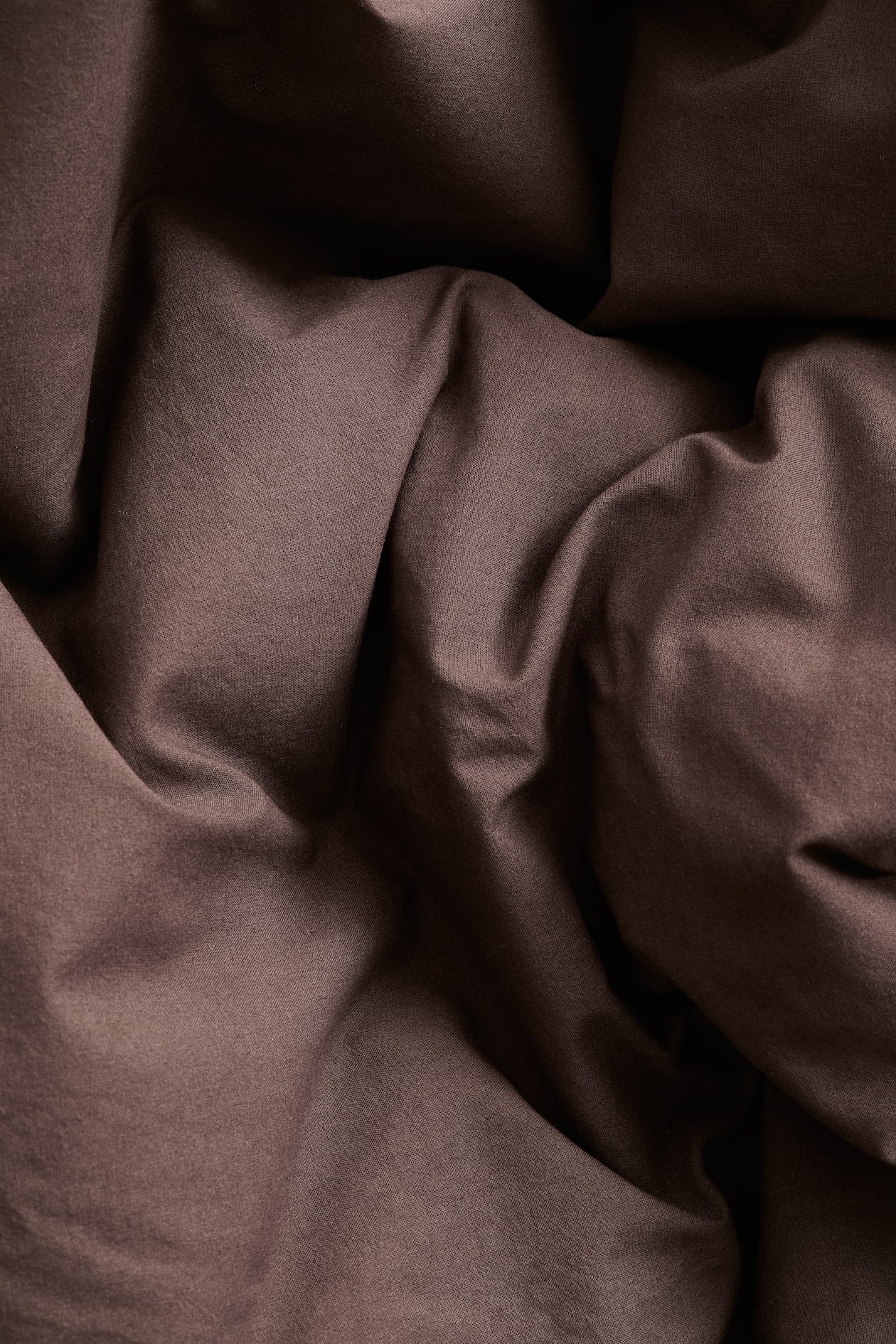 Dark brown Washed Cotton King/Queen Duvet Cover Set at H&M Home | H&M CA