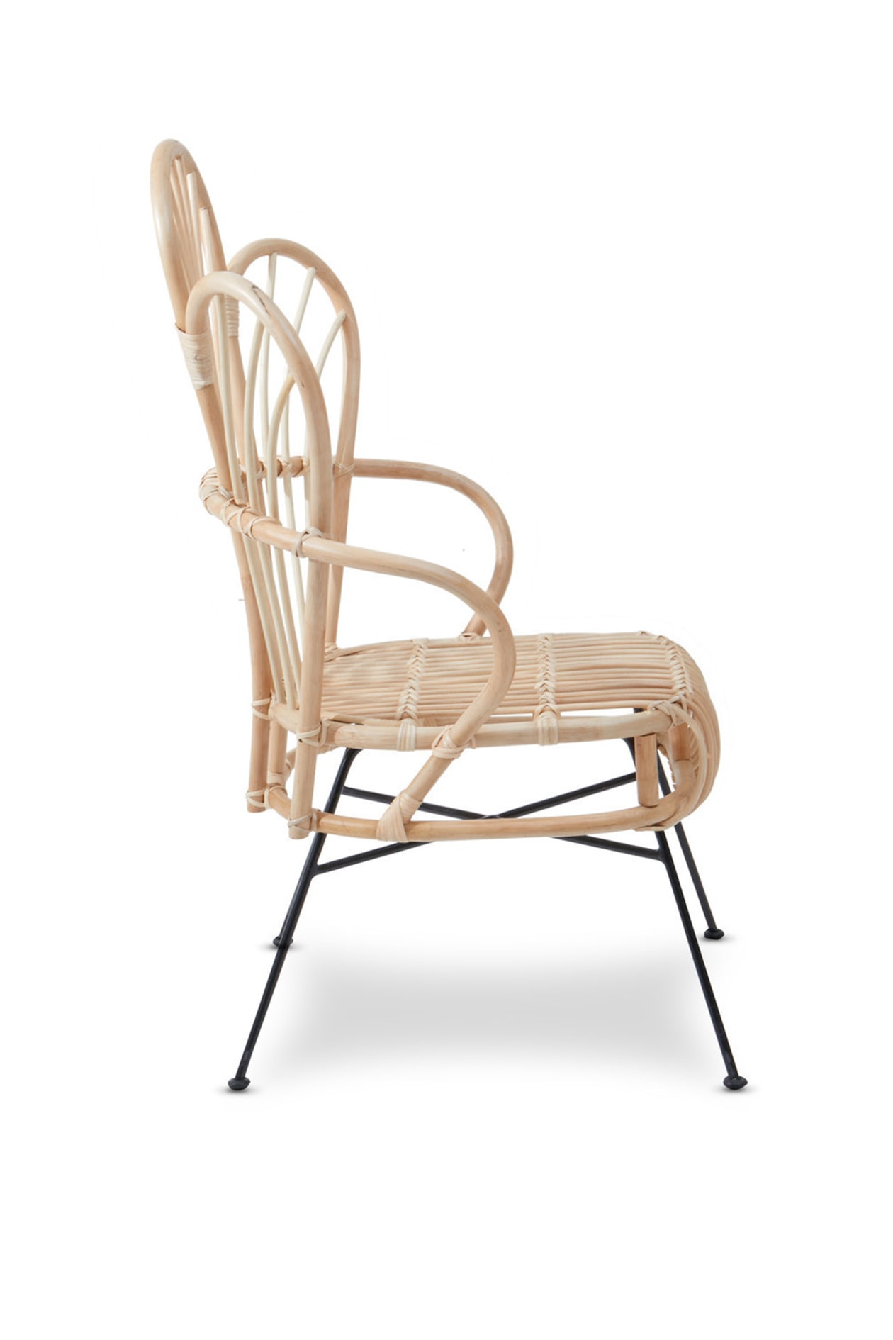 Black And Natural Java Natural Metal Back Chair at H&M Home | H&M GB