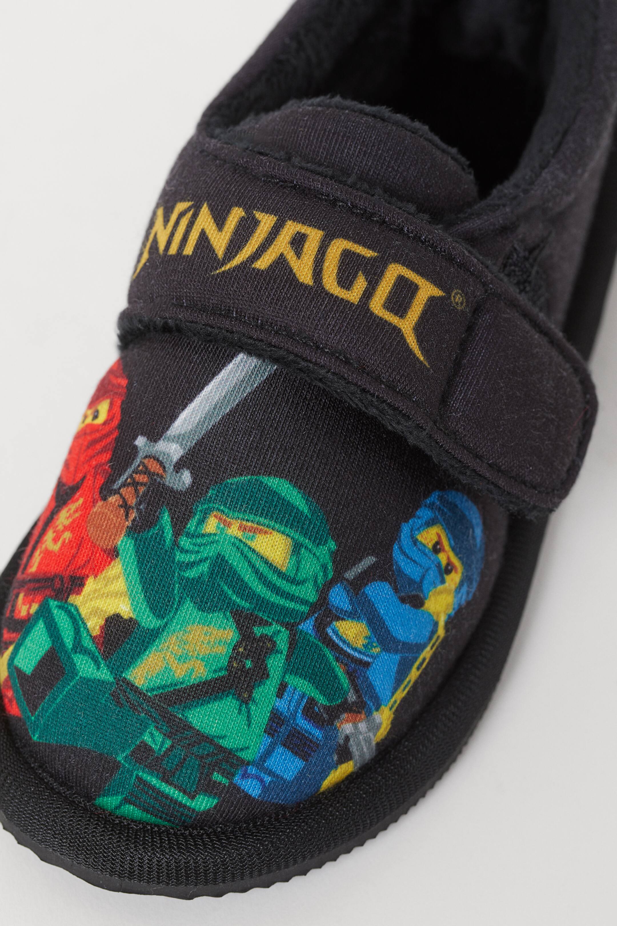Jersey slippers - Black/Ninjago - Kids | H&M HK