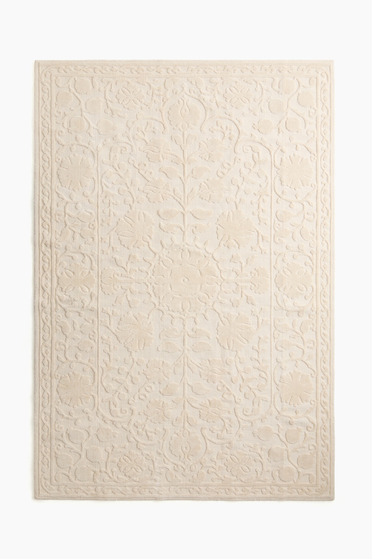 Beige Large Patterned Rug at H&M Home | H&M US