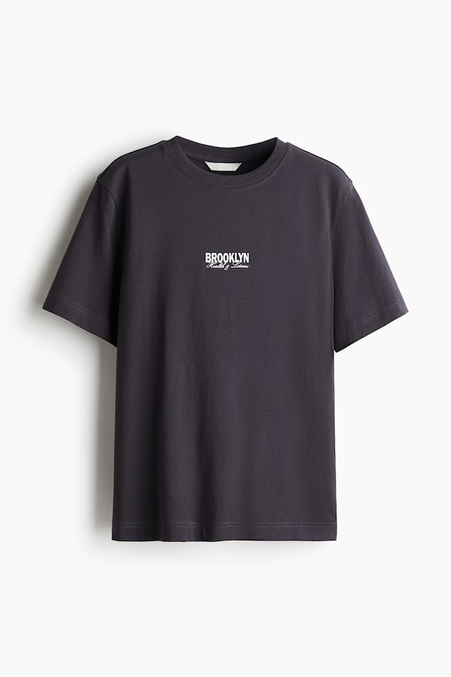 Women's Dark gray/Brooklyn Printed T-Shirt | H&M CA