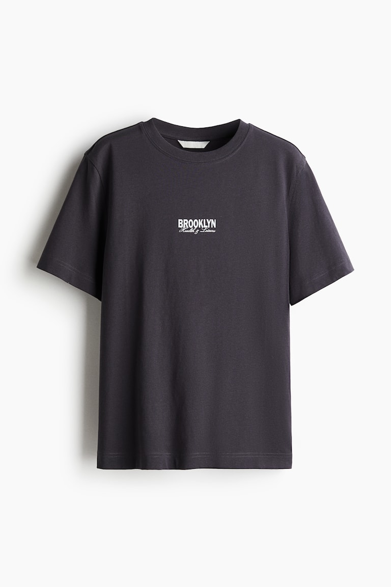 Women's Dark gray/Brooklyn Printed T-Shirt | H&M CA