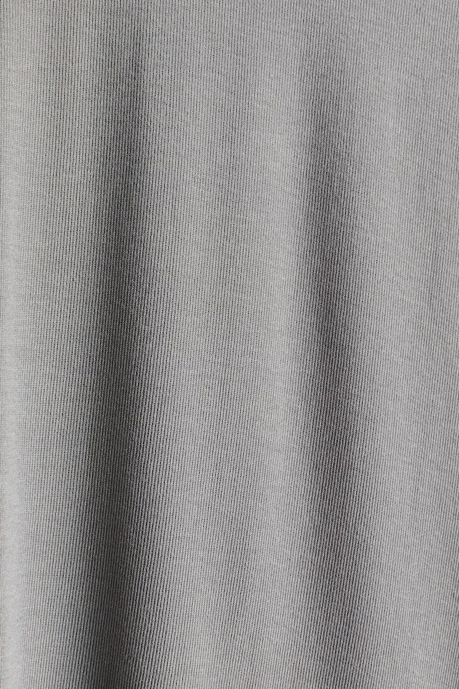 Ribbed Top - Gray - Ladies | H&M US