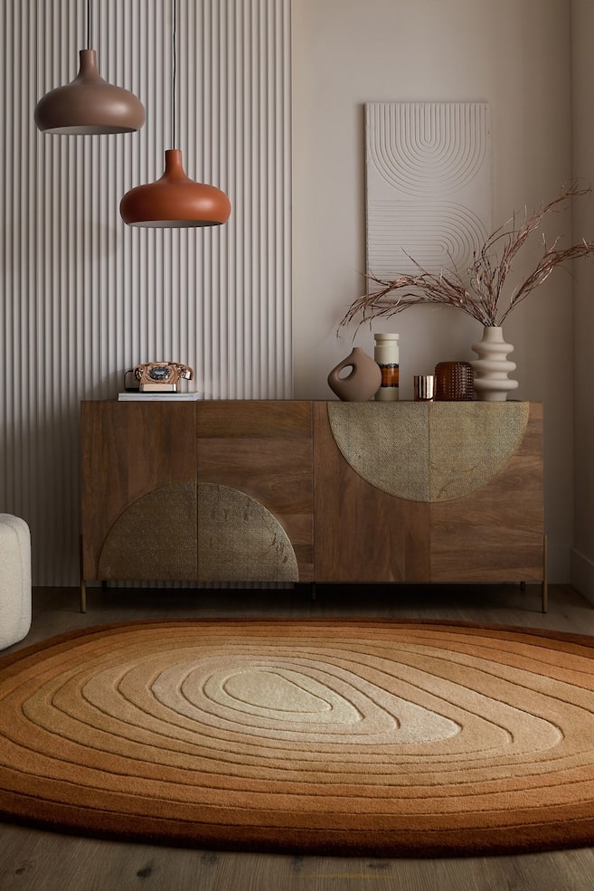 Puddle Ombre Formad Matta I Ull - Terracotta - Flair Rugs - Home All ...