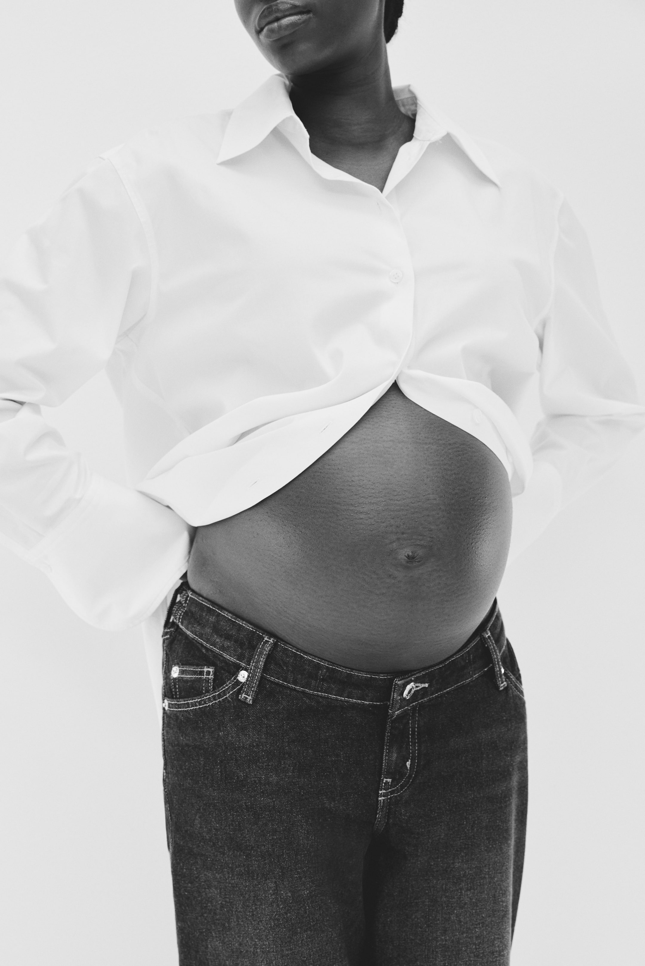 MAMA Straight Ankle Jeans - Mørk denimblå - DAME | H&M DK