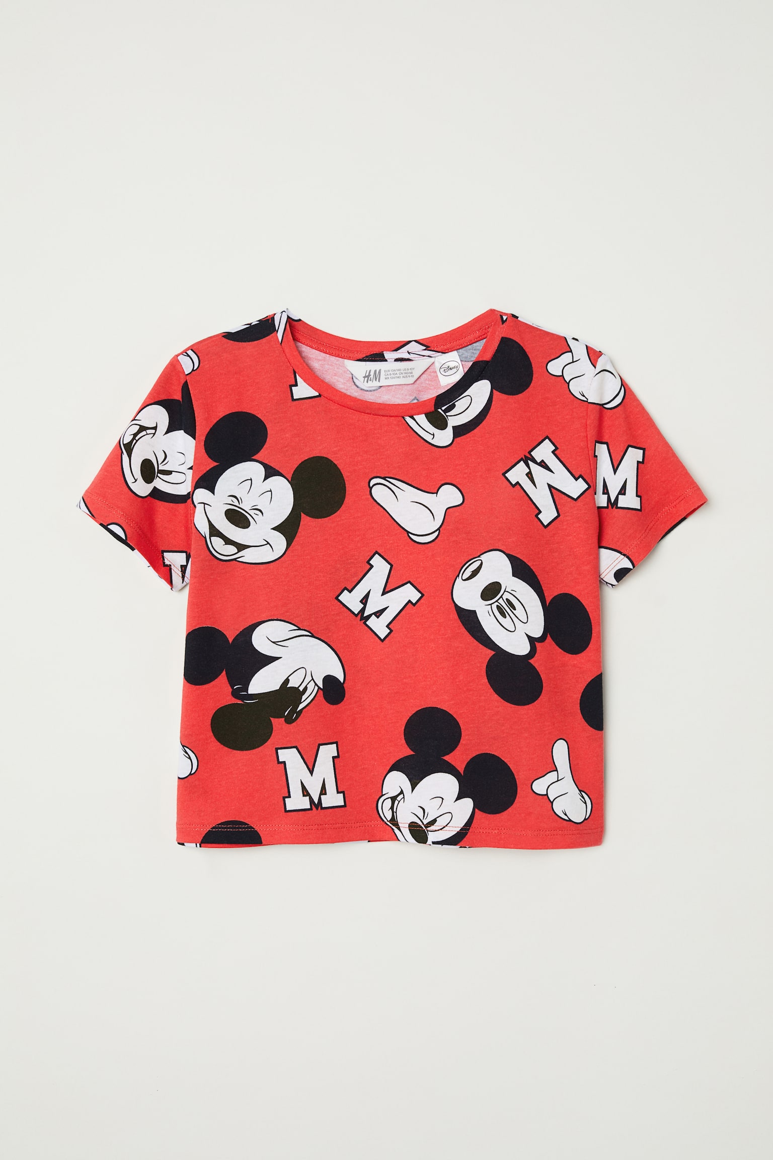 Top - Red/Mickey Mouse - Kids | H&M GB