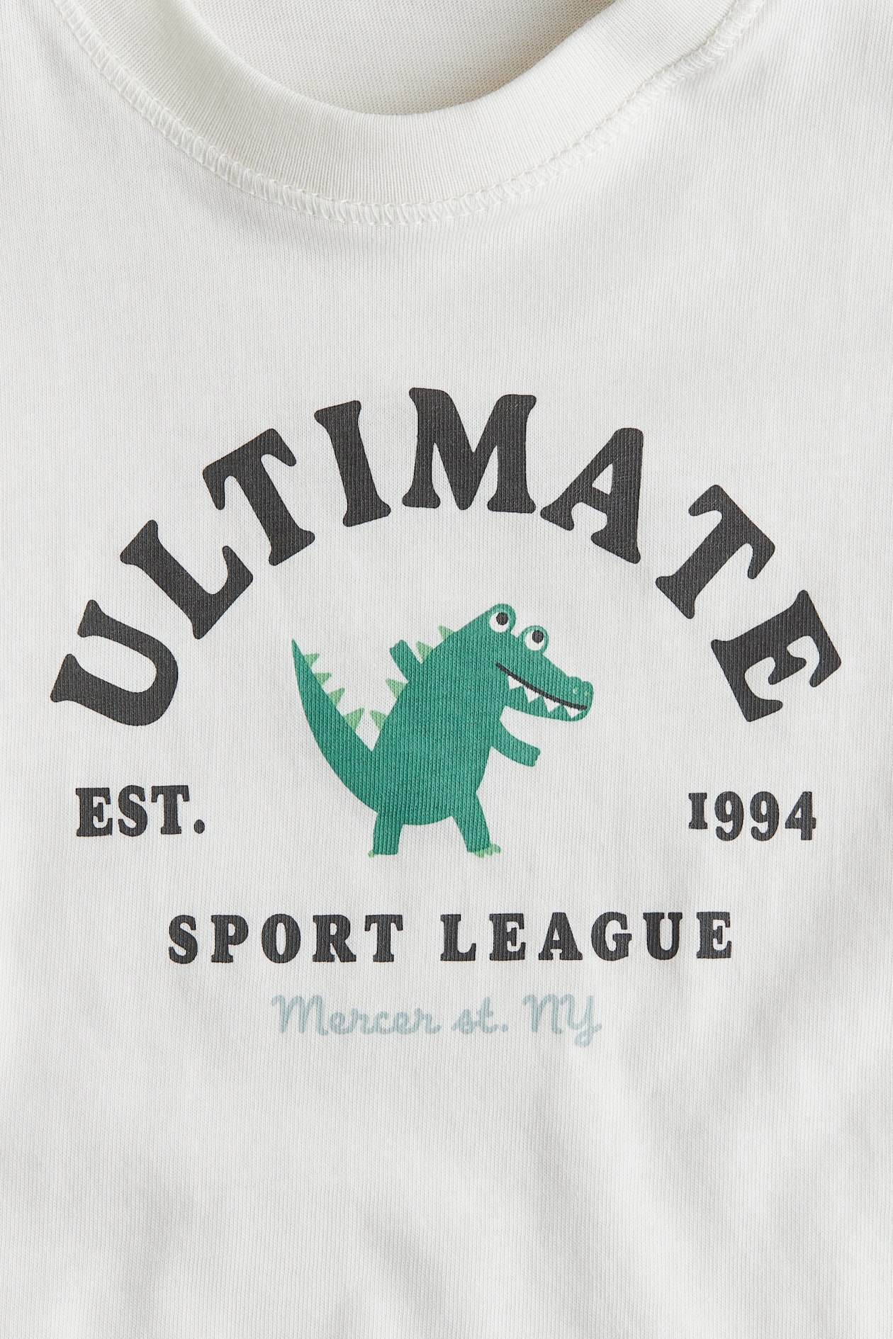 White/Ultimate Printed cotton T-shirt for kids | H&M IN
