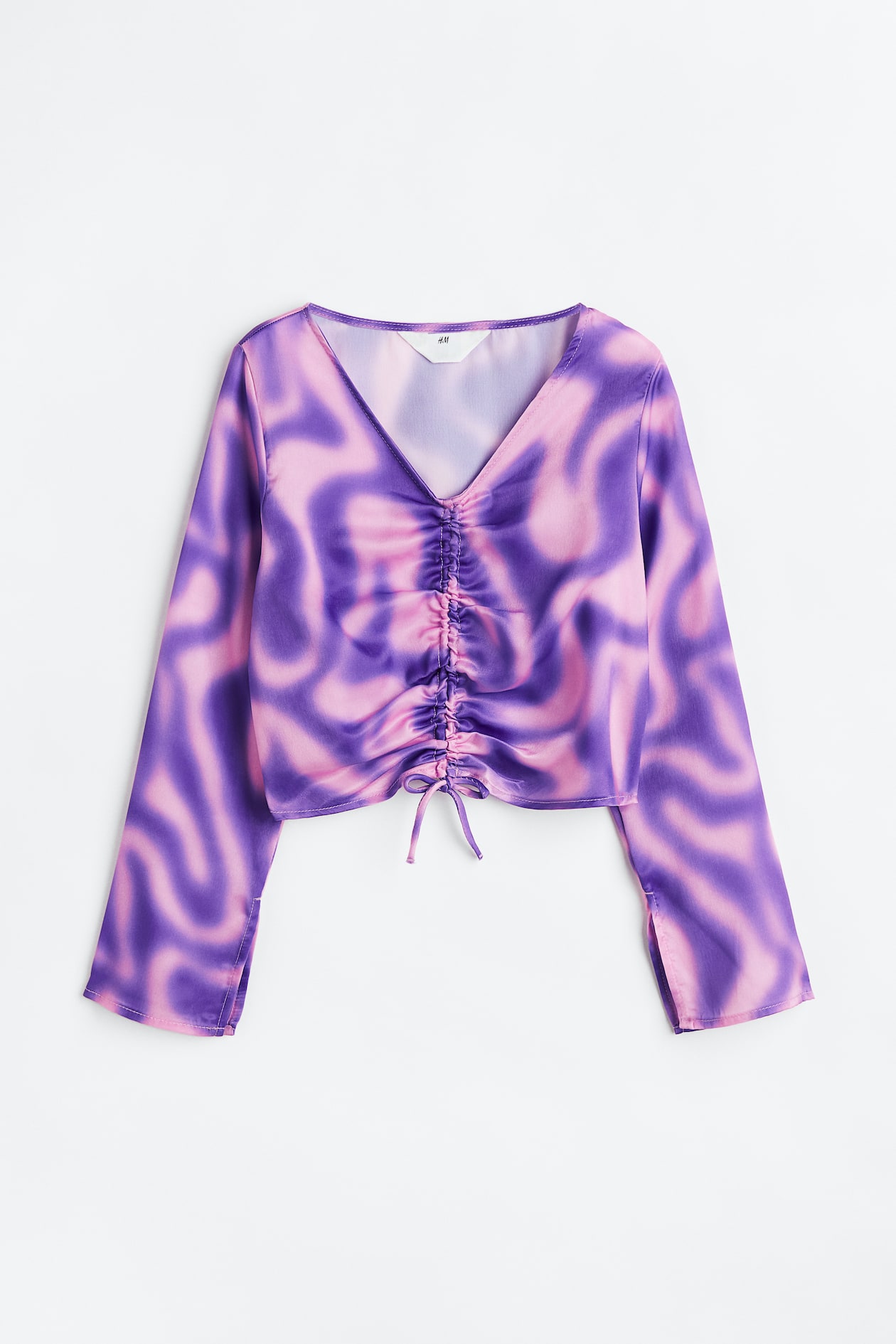 Drawstring top - Pink/Purple - Kids | H&M GB