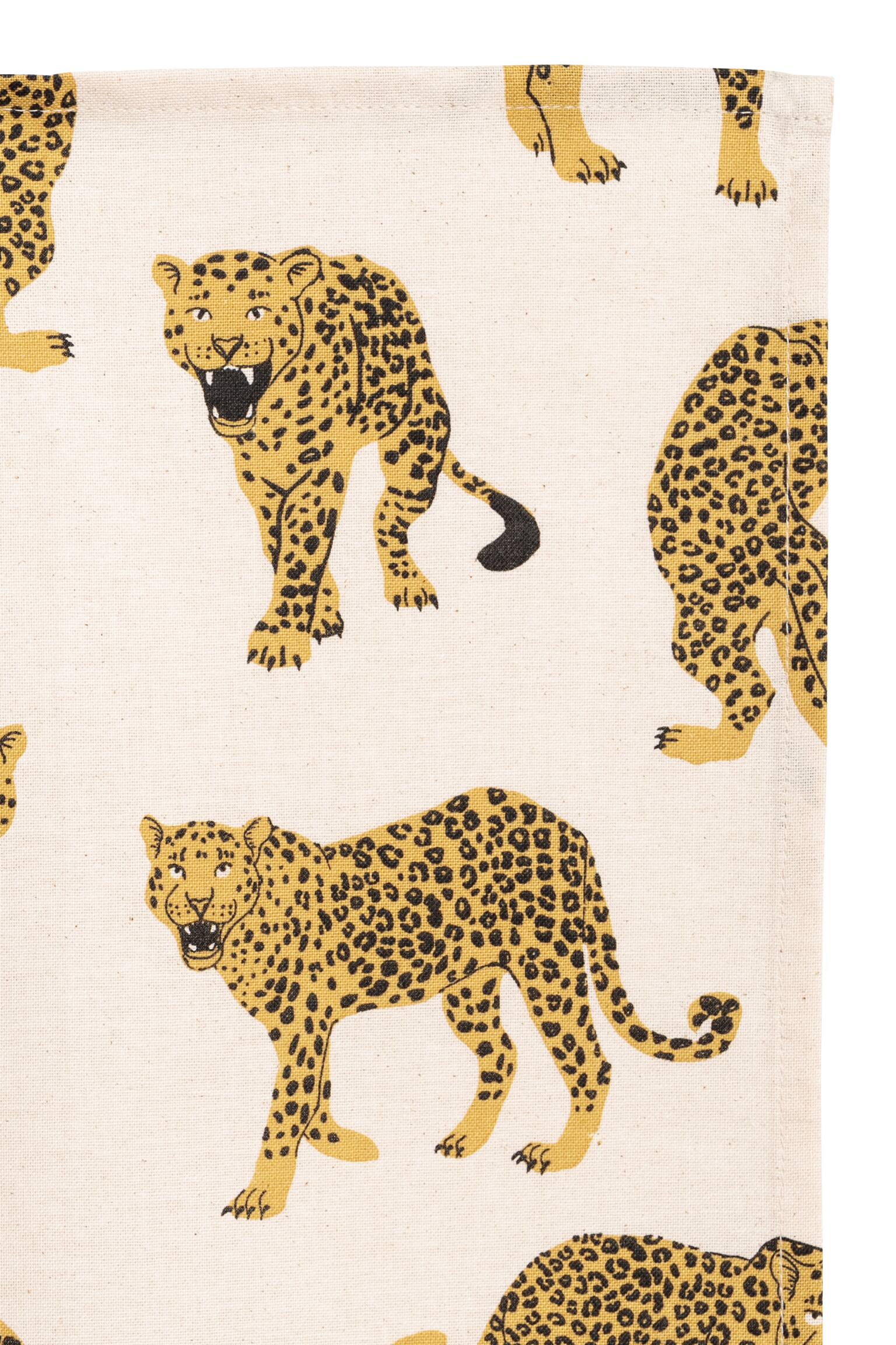 Patterned Tea Towel - Natural white/leopards - Home All | H&M CA