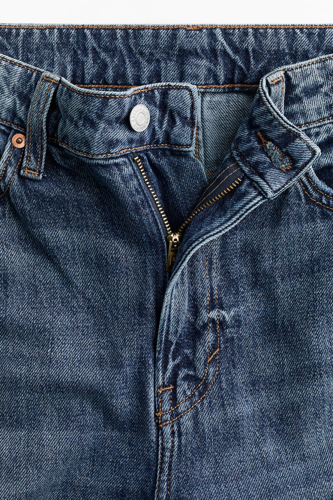 Women's Denim blue High Rise Barrel Leg Jeans | H&M US