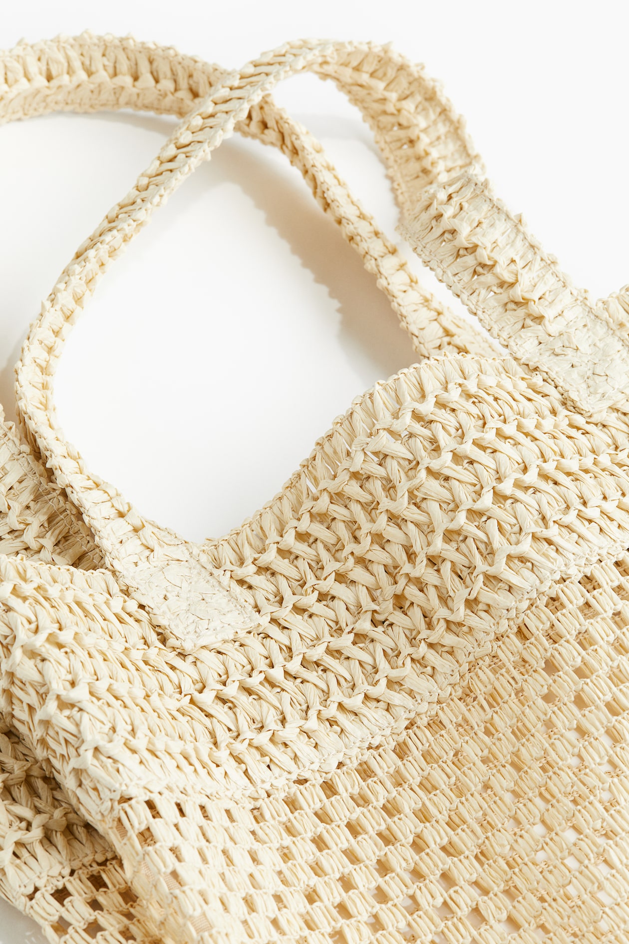 Straw shopper - Beige - Ladies | H&M GB