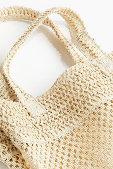 Straw shopper - Beige - Ladies | H&M IN