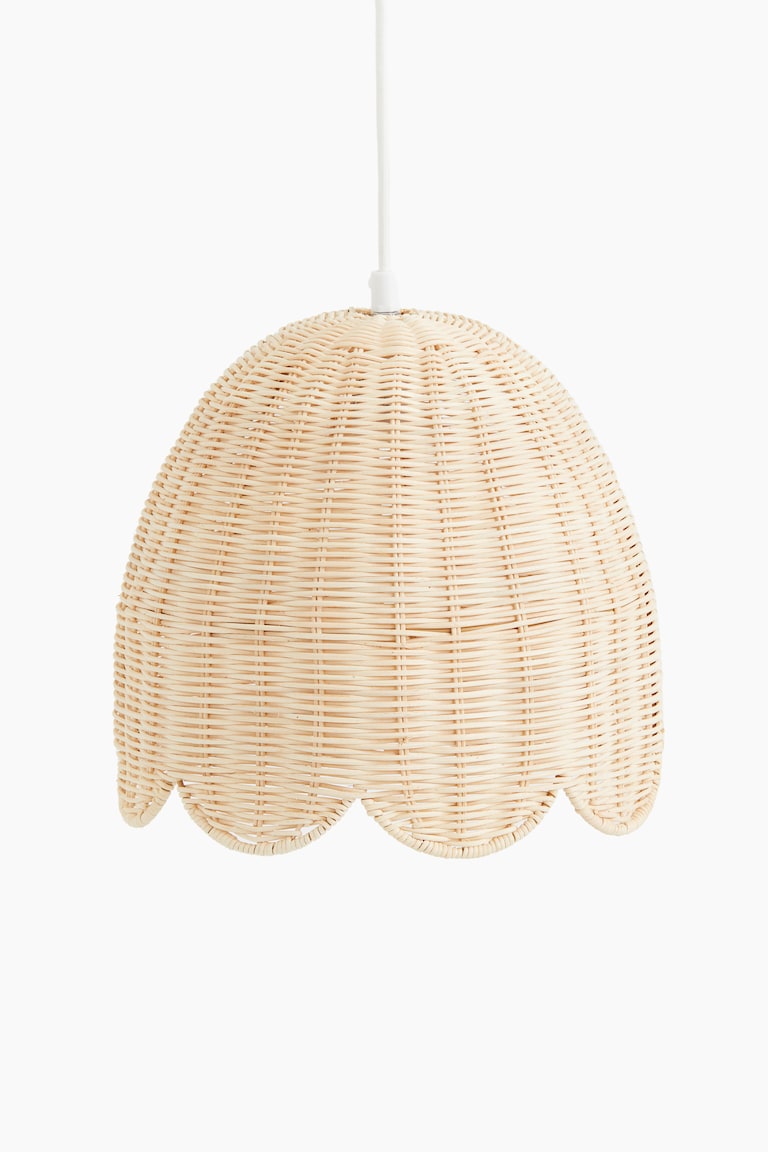 Taklampe i rotting til barnerommet - Lys beige - Home All | H&M NO