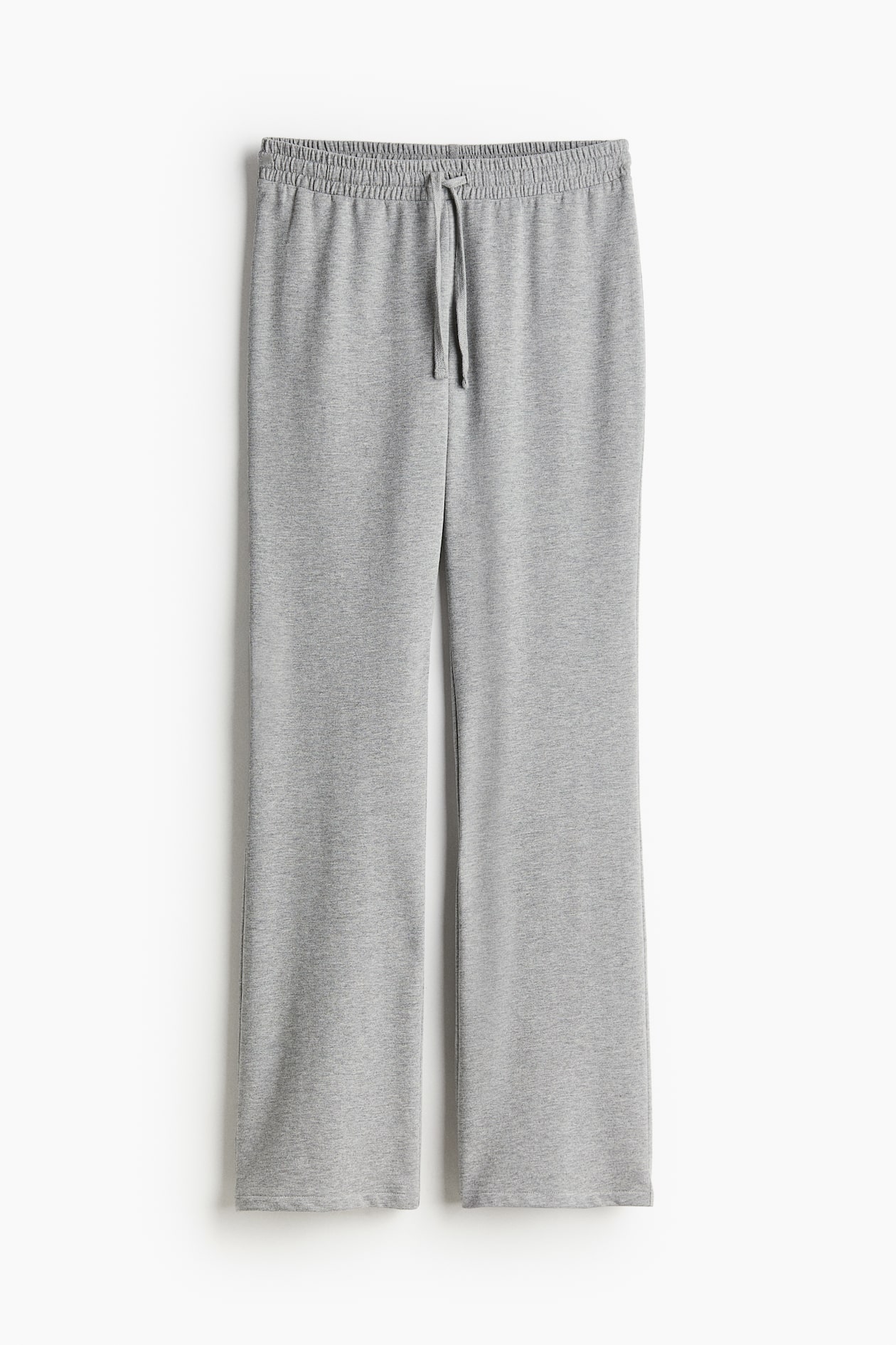 Women's Gray melange Straight-cut Sweatpants | H&M US