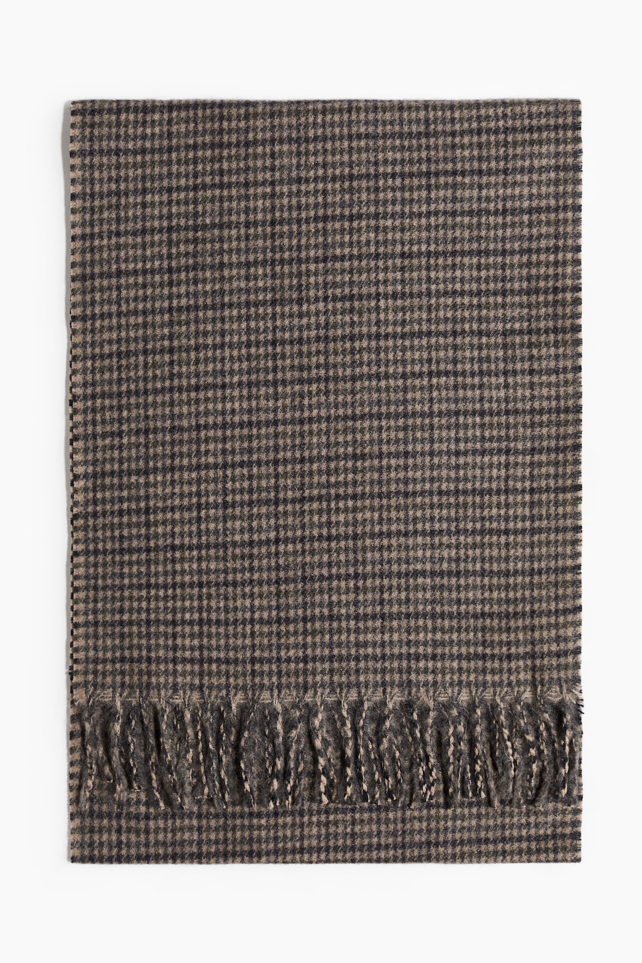 Skjerf - Brun/Rutet - Men | H&M NO