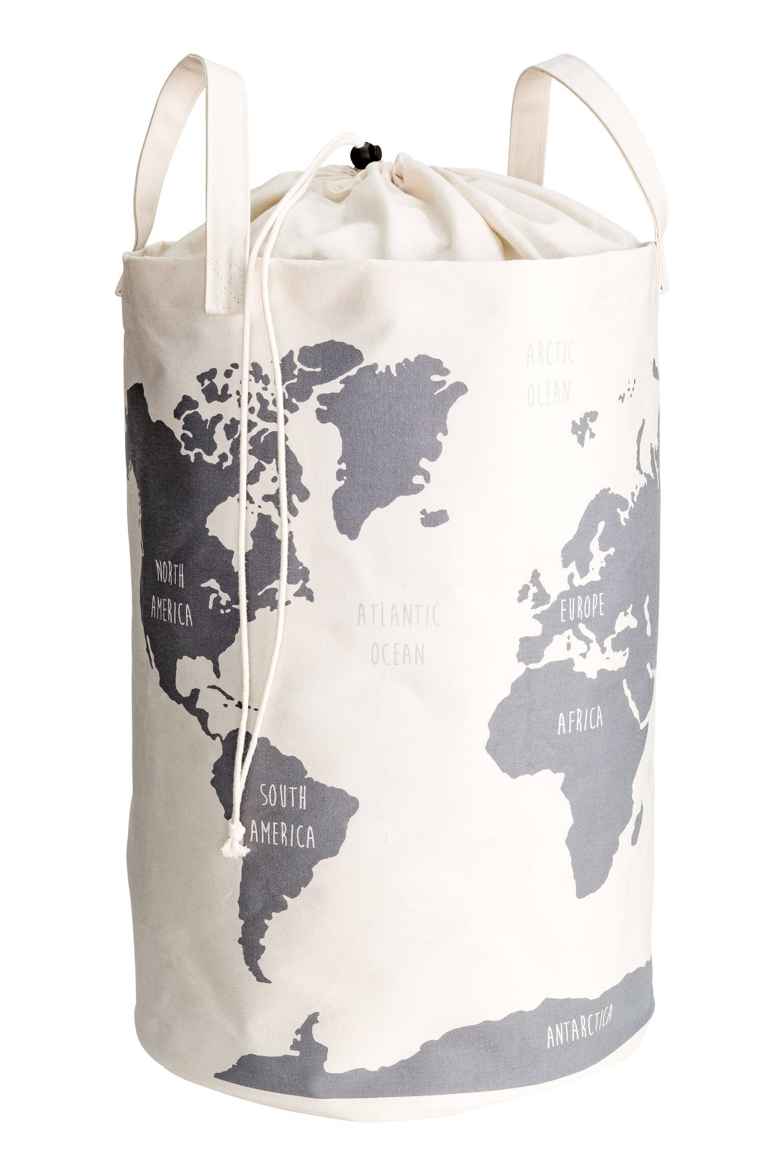 World Map Storage Basket - White - Home All | H&M US