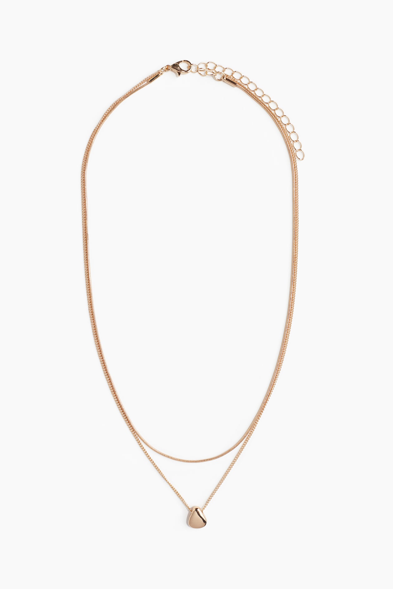 Tvåradigt halsband med hänge - Guld - DAM | H&M FI