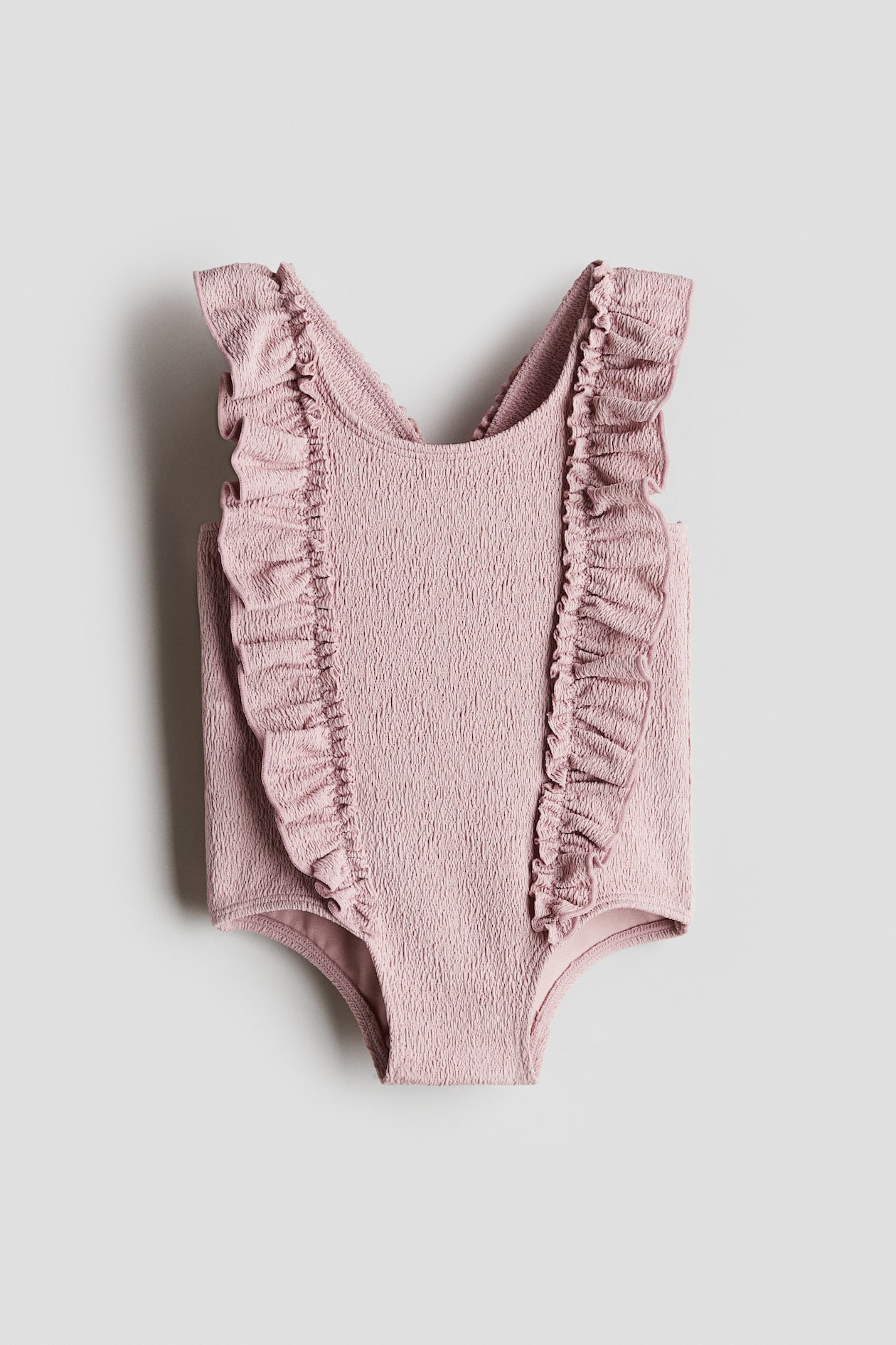 Badpak met volants - Dusty roze - KINDEREN | H&M NL
