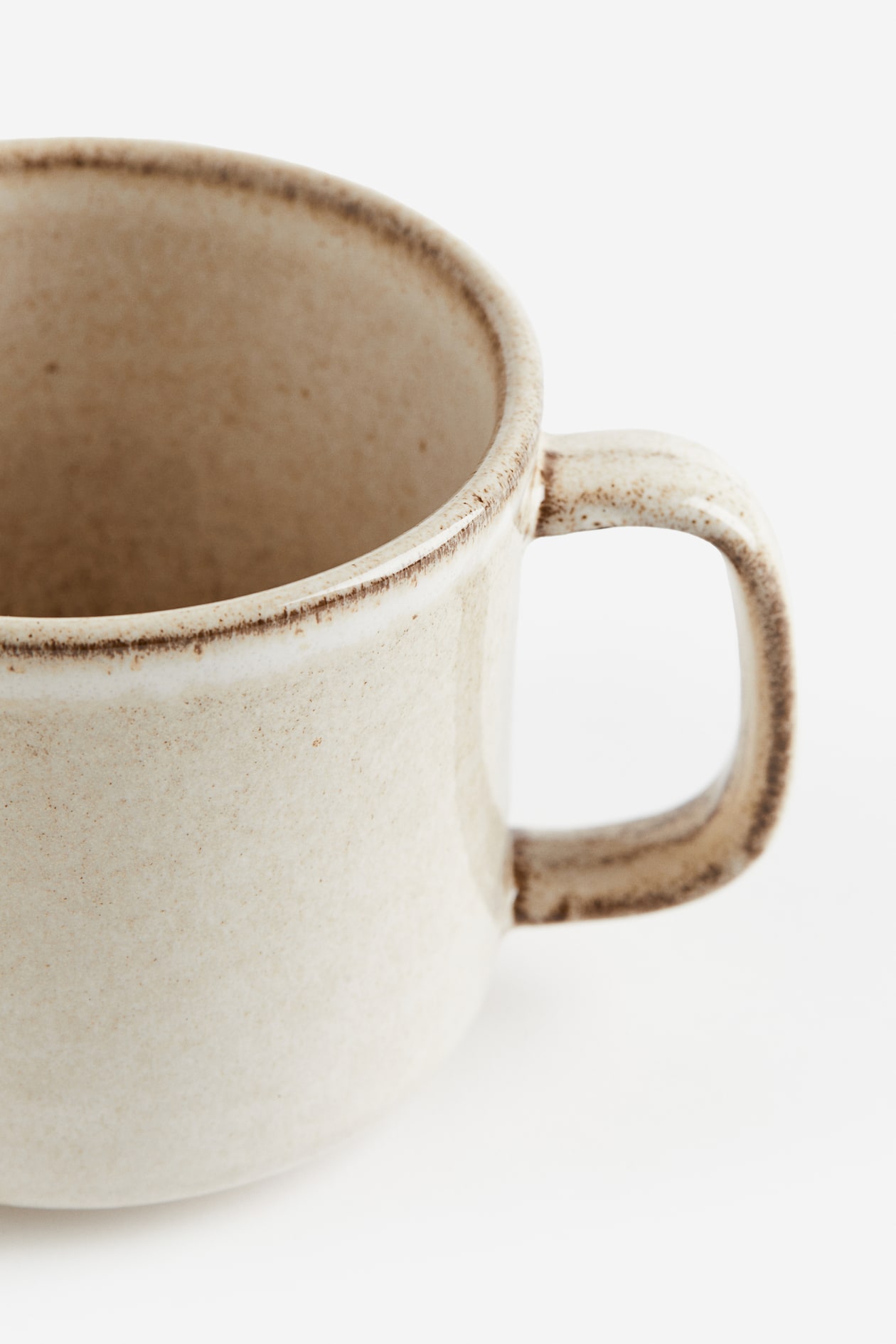 Light beige Reactive-glaze Stoneware Mug at H&M Home | H&M US