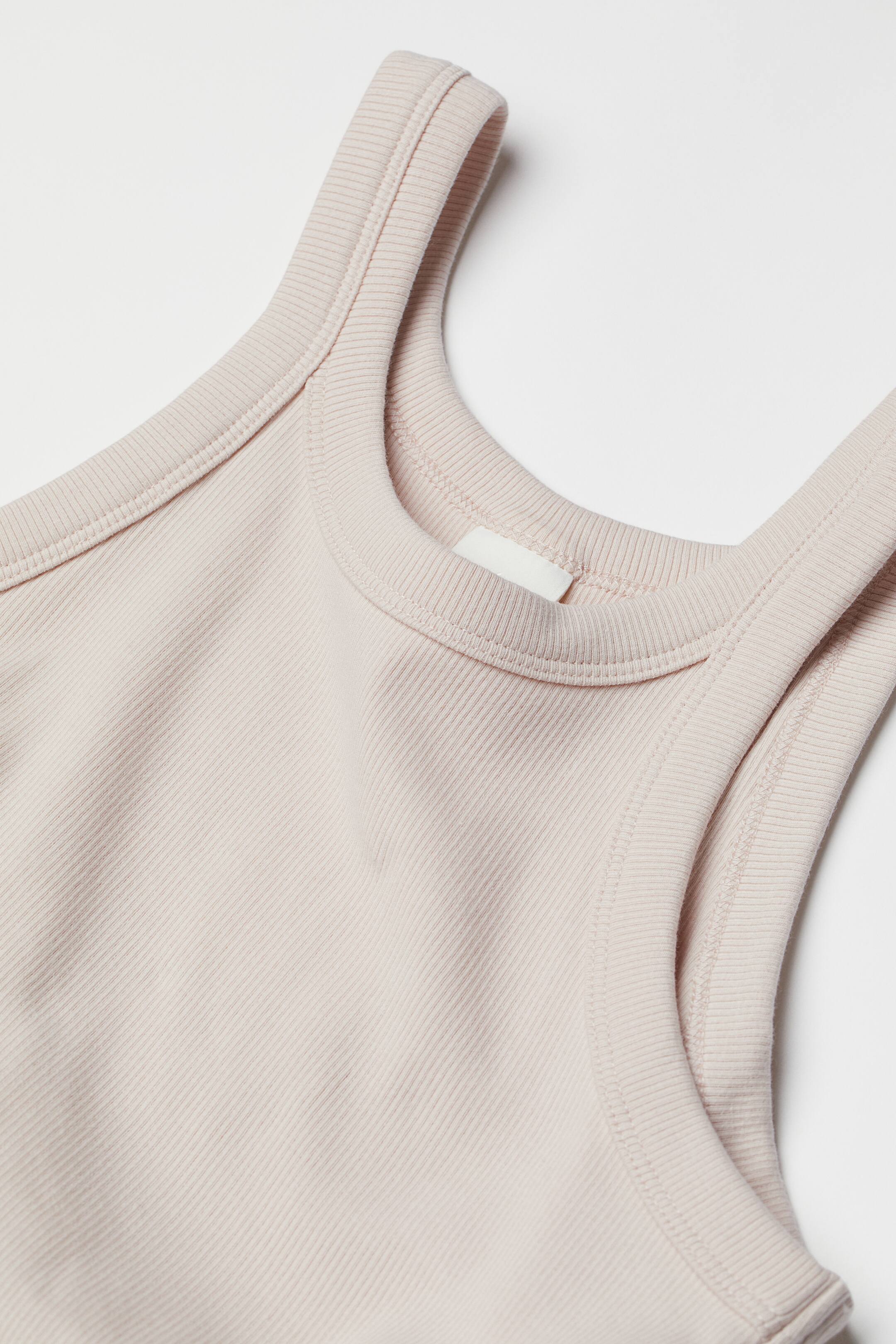 Top acanalado sin mangas - Rosa palo - Ladies | H&M MX