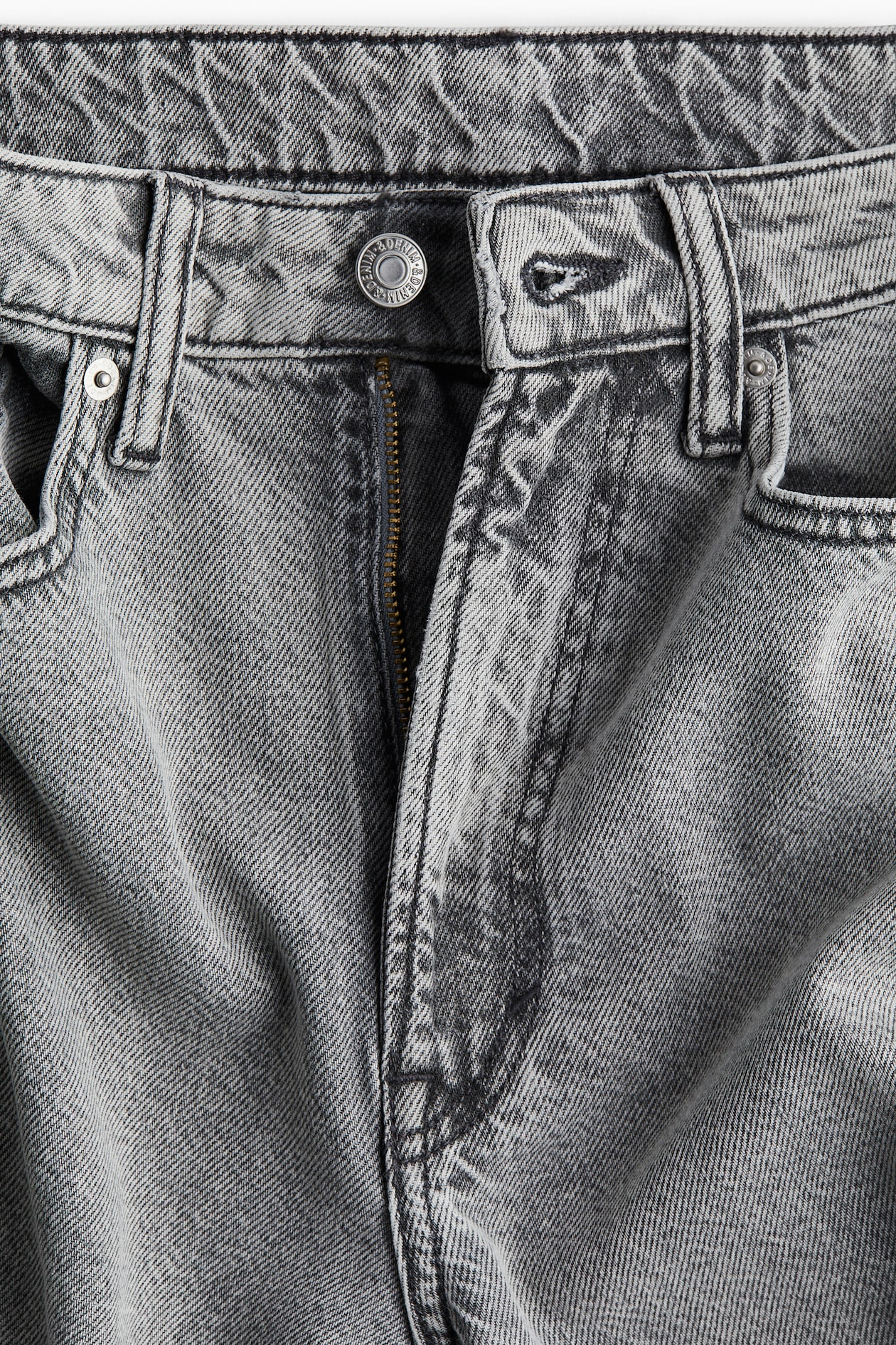 Feather Soft Super Wide Ultra High Jeans - Dusty gray - Ladies | H&M US