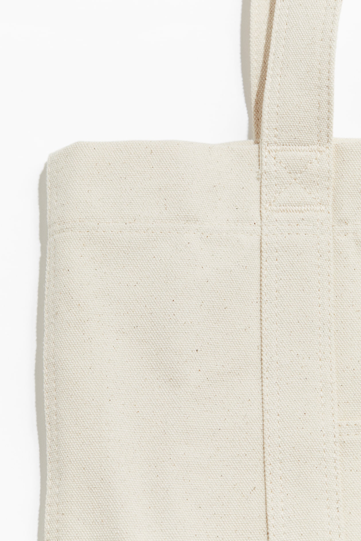 Men’s Natural white Canvas Tote Bag | H&M US
