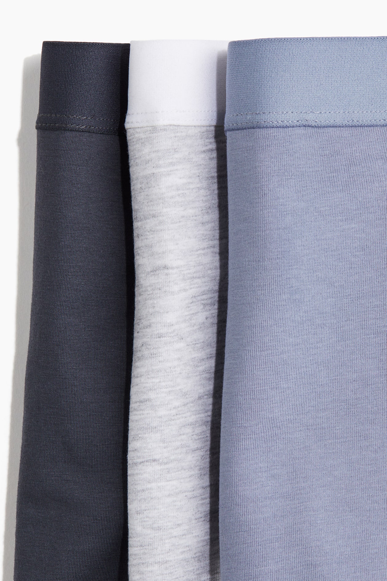 3-pack Cotton Boxer Briefs - Dusty blue/dark gray - Ladies | H&M US