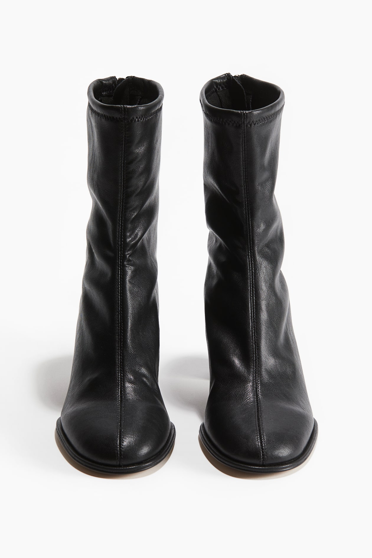 Ankle-High Sock Boots - Black - Ladies | H&M US