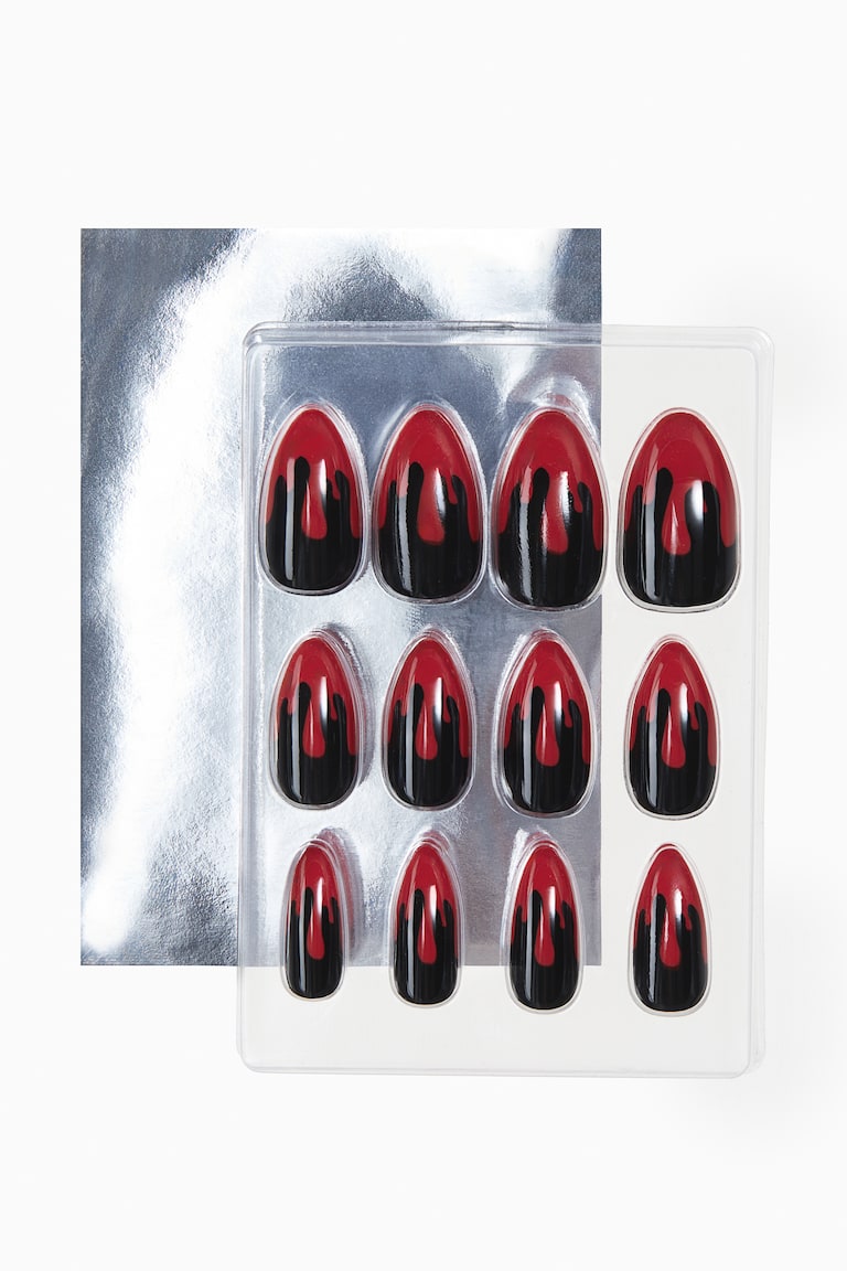 Press-On Nails - Black/patterned - Beauty all | H&M US