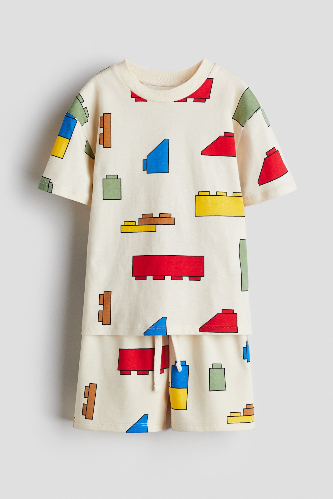 Light beige/LEGO 2-piece Printed Set for kids | H&M US