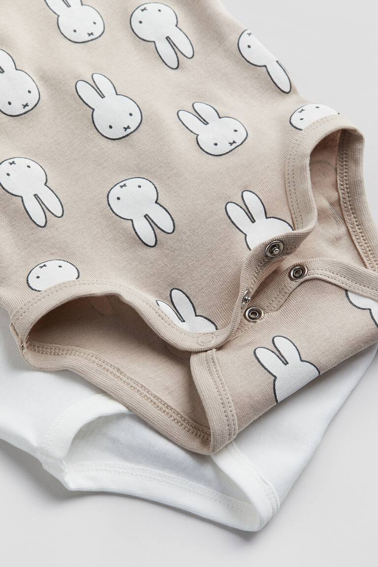 2'li Uzun Kollu Body - Beyaz/Miffy - ÇOCUK | H&M TR