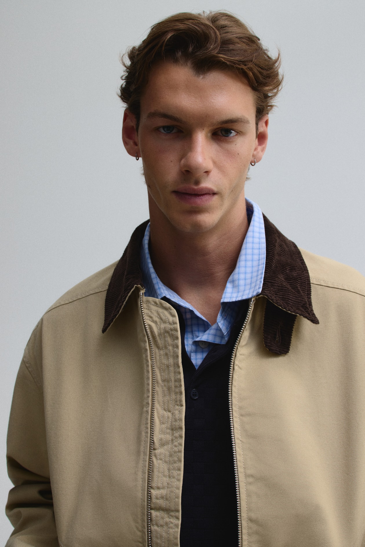 Men’s Beige Cotton Blouson Jacket | H&M CA