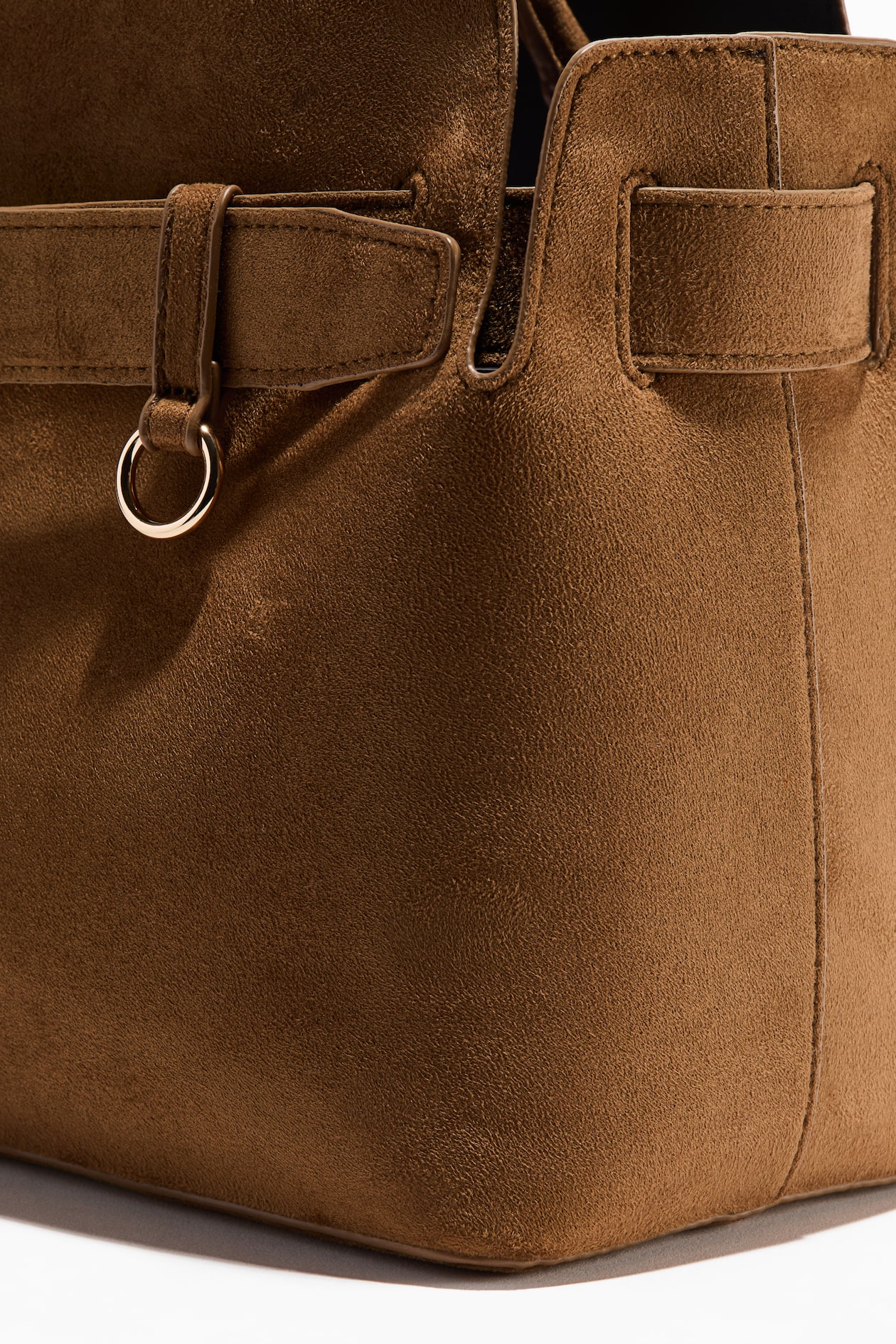 Women's Brown Strap-Detail Tote Bag | H&M US